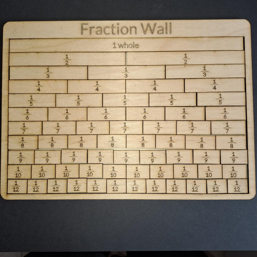 Wooden Fraction Wall - Around 4.5mm Thick by 19cm X 27cm Board - Each ...