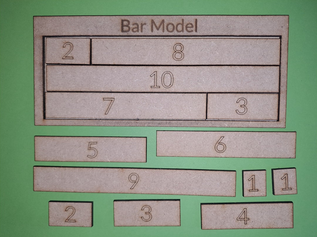 Bar Model Frame to 10 - With Bars One to 10 - EYFS School Home Learning ...
