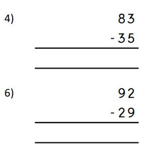 40 Maths Worksheets - 2 Digit Addition and Subtraction - Etsy