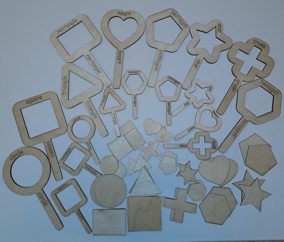 18 Bumper Shape Hunters Pack for EYFS and Key Stage 1 Wooden - 9 ...