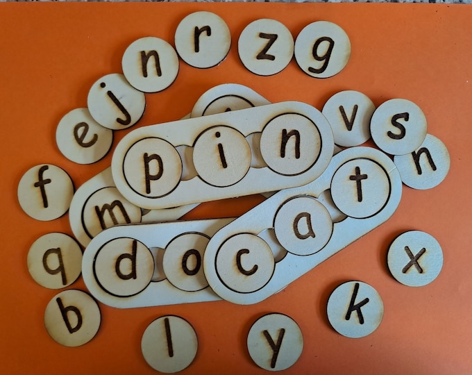RWI Read Write Inc 31 Sounds Tuff Tray Decoupaged Wooden Cookies - Etsy UK