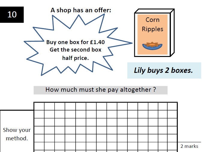 Key Stage 2 Printable PDF Sats Maths Paper 3 Sets of 3 Papers Year 6 ...