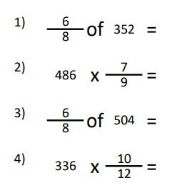 40 Fraction Maths Worksheets Percentage Decimals Fractions Fraction of ...