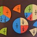 6 Paper Pie Circle Fractions - 8cm Fractions Pie Discs - Laser Cut and ...