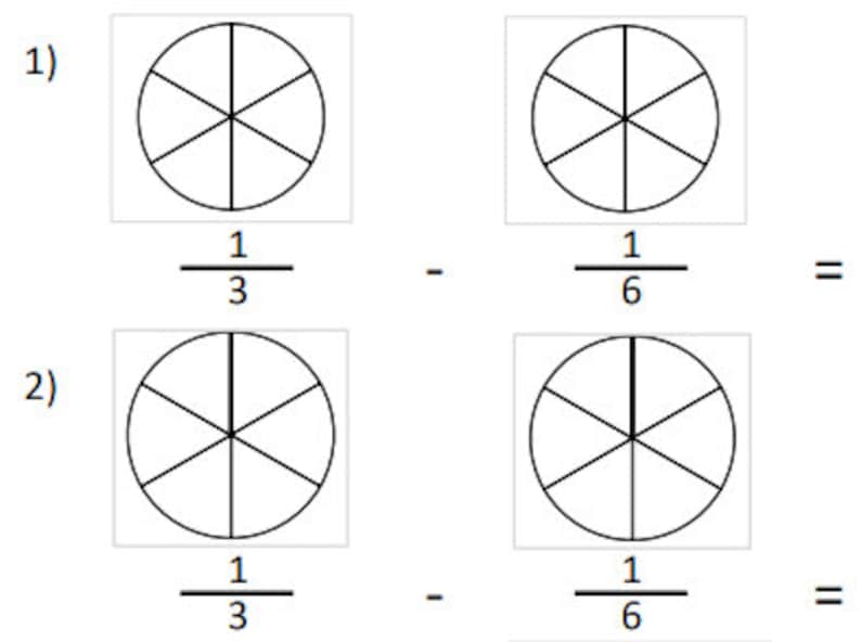 40+ Fraction Sheets Add and Subtract With Diagrams to Help - Etsy