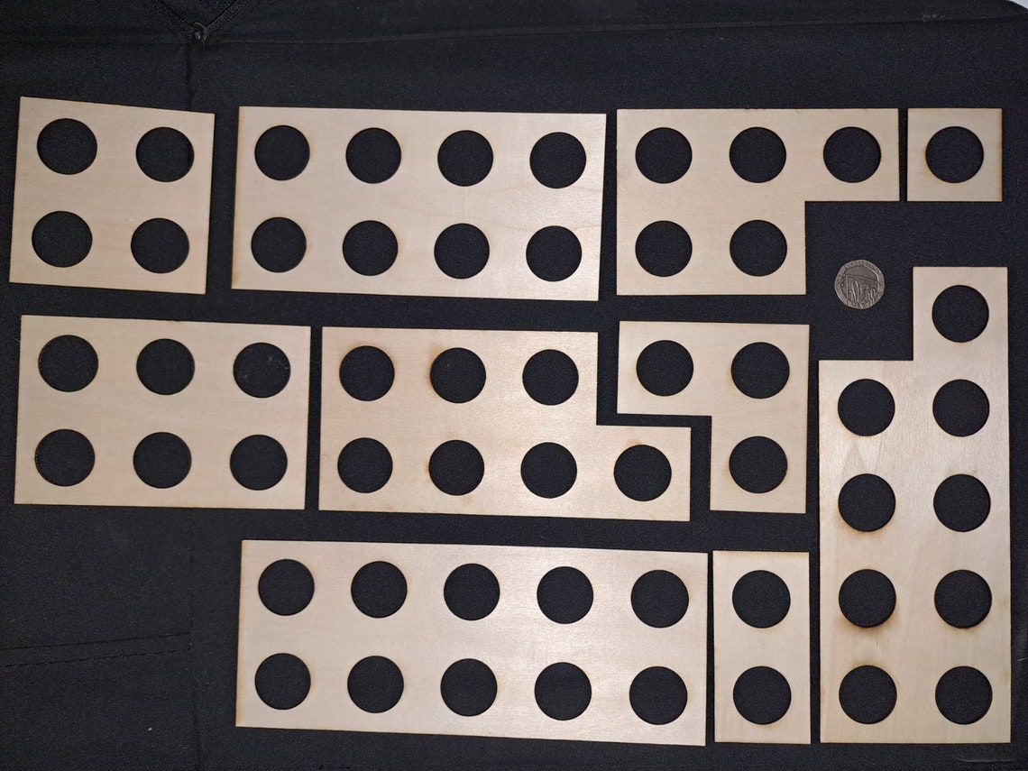 Jumbo Numicon Style Wooden Maths Much Larger Resource - 2mm Thick ...