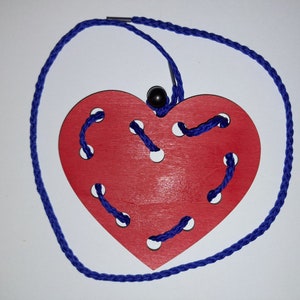 EYFS Threading Practise Simple Wooden 2D Shapes Maths - Etsy