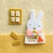 Miffy Felt Pin Miffy at School Soft Artist Bunny Rabbit - Etsy