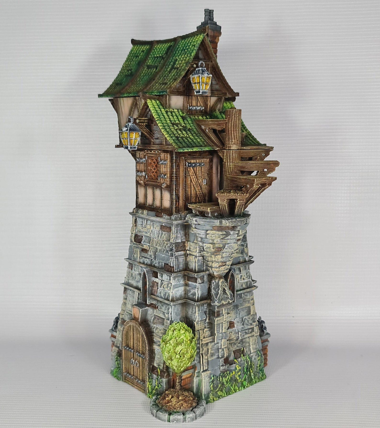 Medieval Town Set 05 - the Green Dragon - Etsy