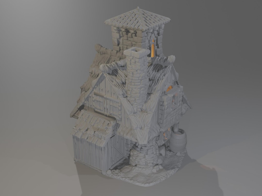Medieval Town Set 05 - Elderberry Cottage - Etsy