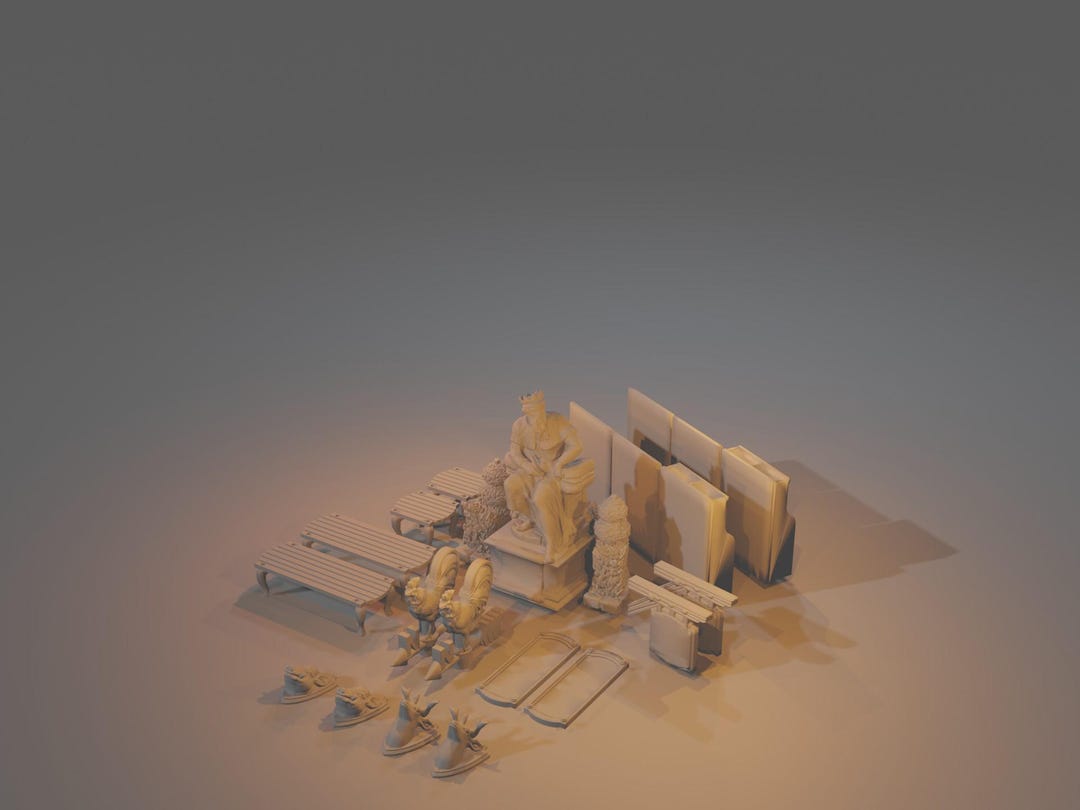 Medieval Town Set 03 - Scatter Terrain - Etsy