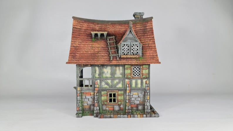 Medieval Town Set 06 - Beetroot House - Etsy