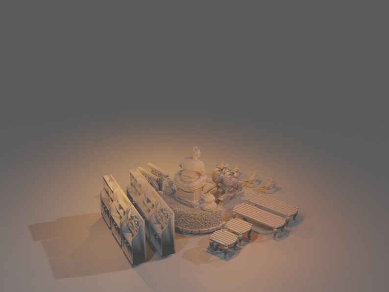 Medieval Town Set 03 - Scatter Terrain - Etsy