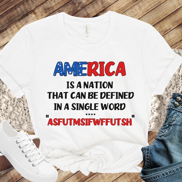 America is a Nation That Can Be Defined in a Single Word - Etsy