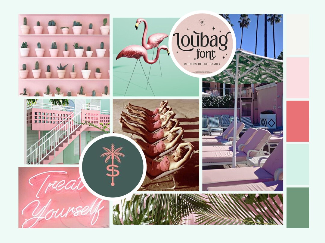 Moodboard | Moodboard Template | Photoshop Moodboard - Etsy Australia