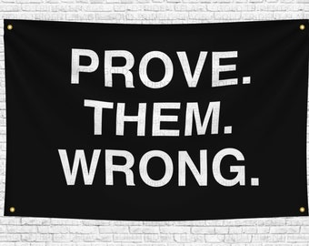 Prove Them Wrong Poster - Etsy