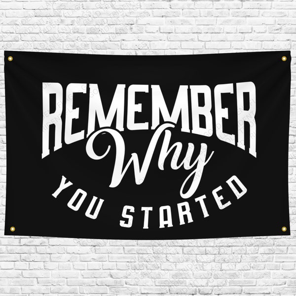 Gym Motivation Flag - Etsy