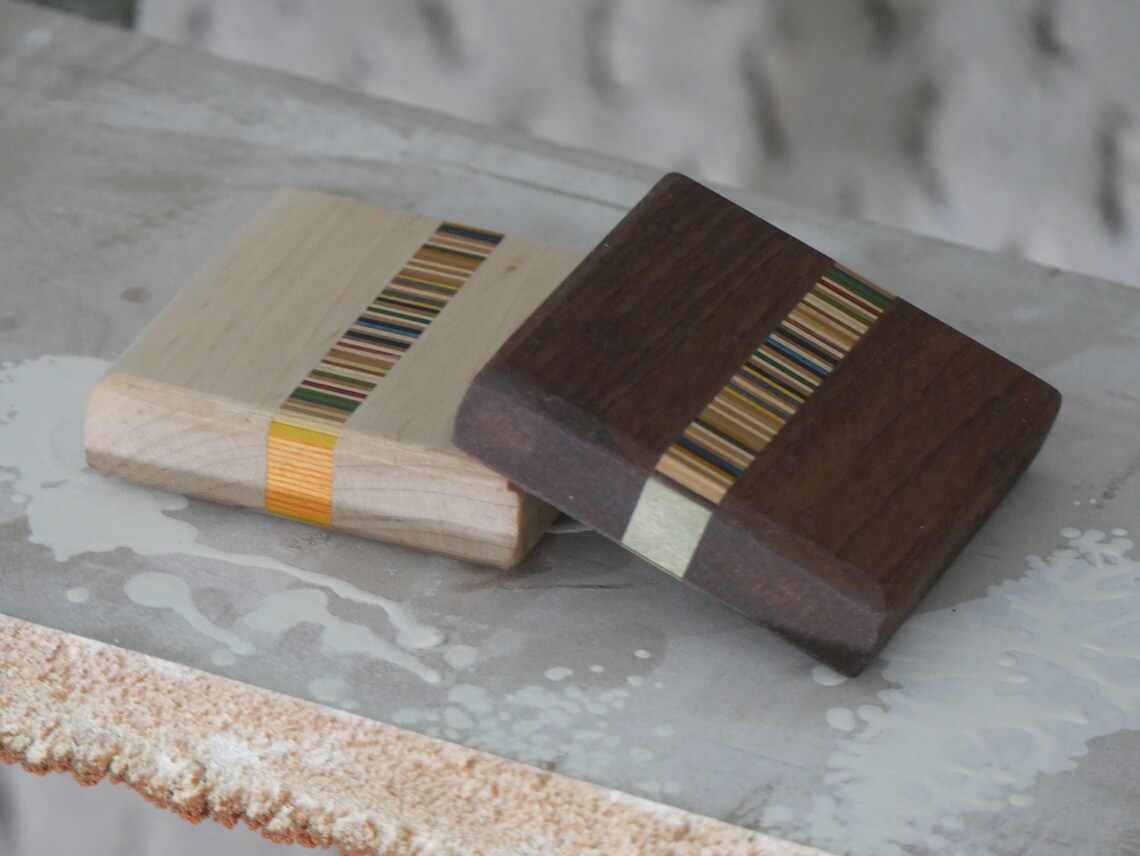 Handmade Coasters Set of Four - Etsy