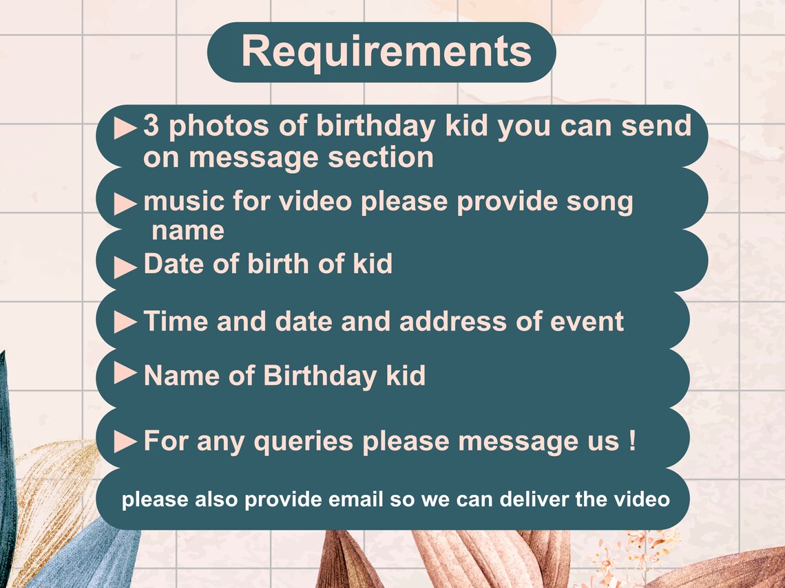 Happy Birthday Digital 3d Animated Video Invite Custom Made in 24 Hours ...