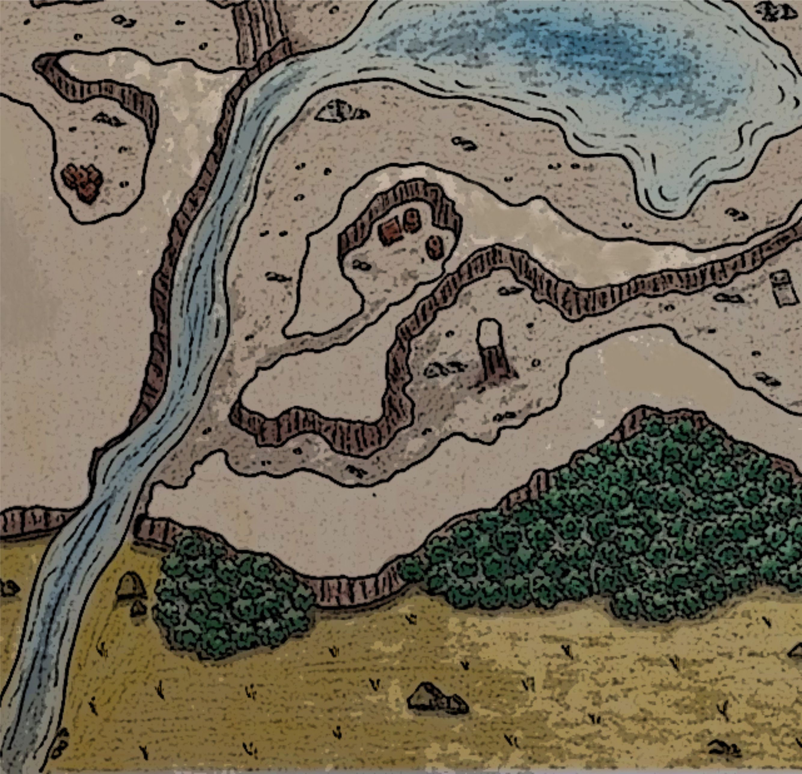 Grantos Caves Fantasy Map - Etsy