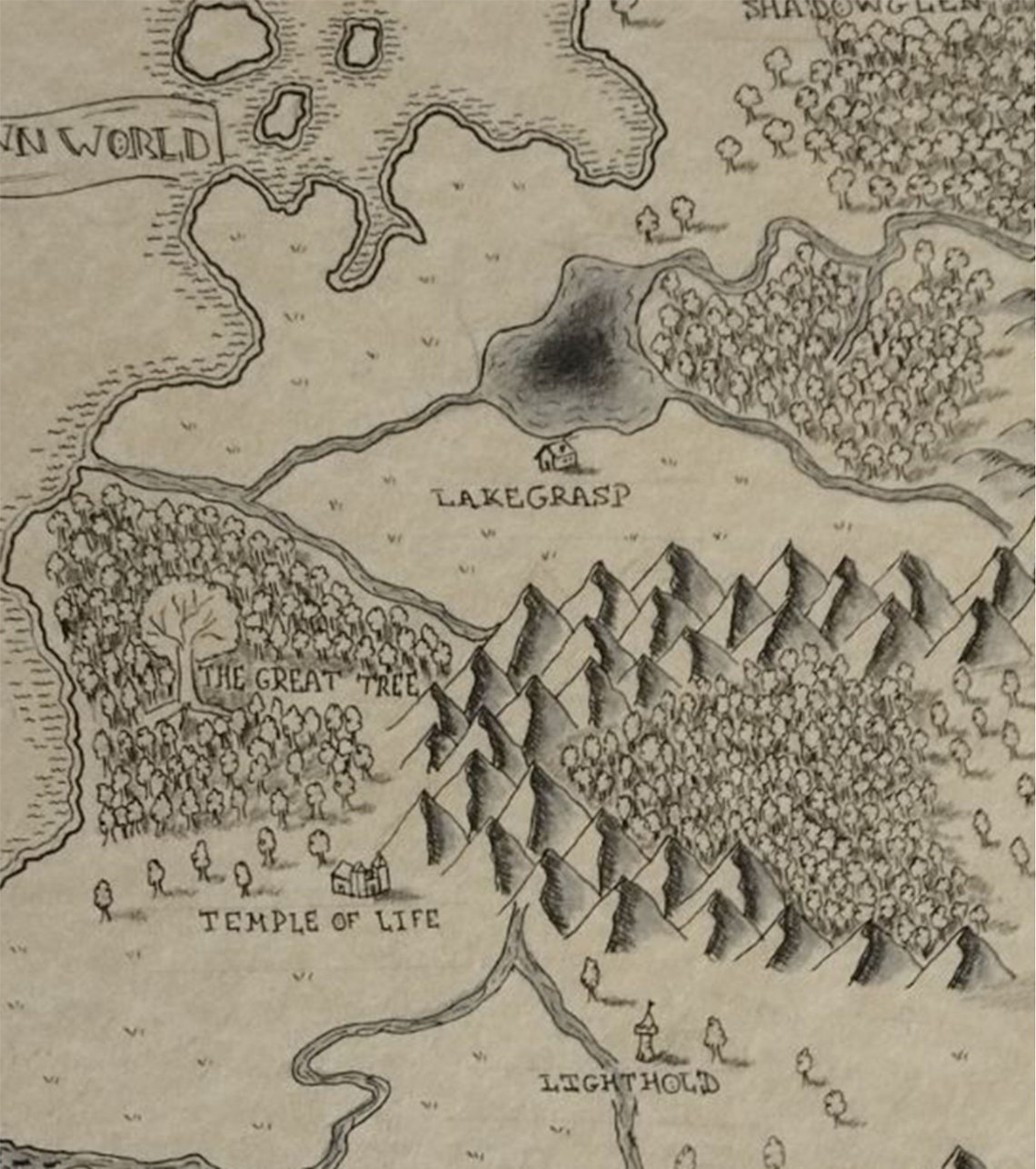 The Known World Map - Etsy