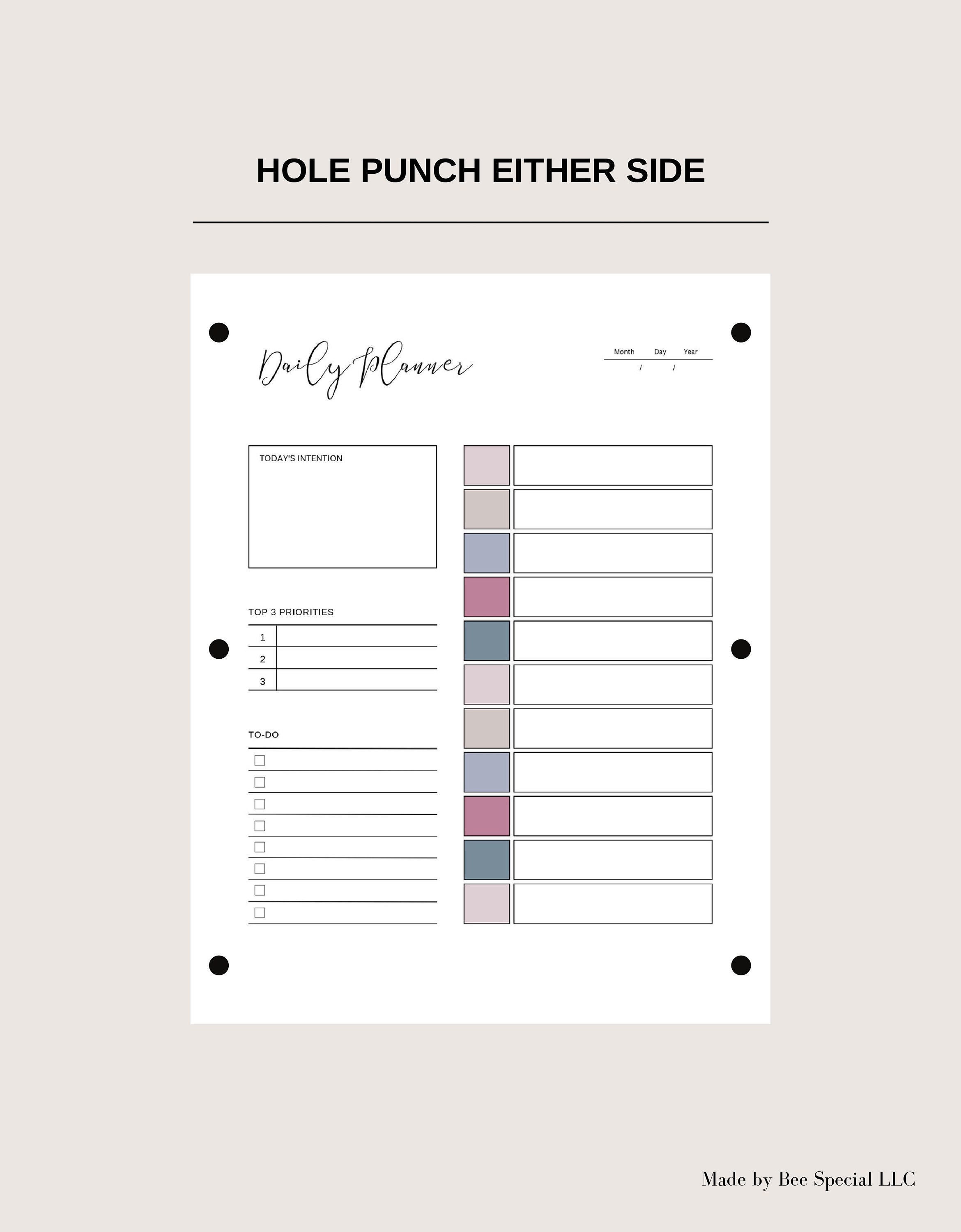 ADHD Planner Adults ADHD Daily Checklist Bundle for Planning and ...