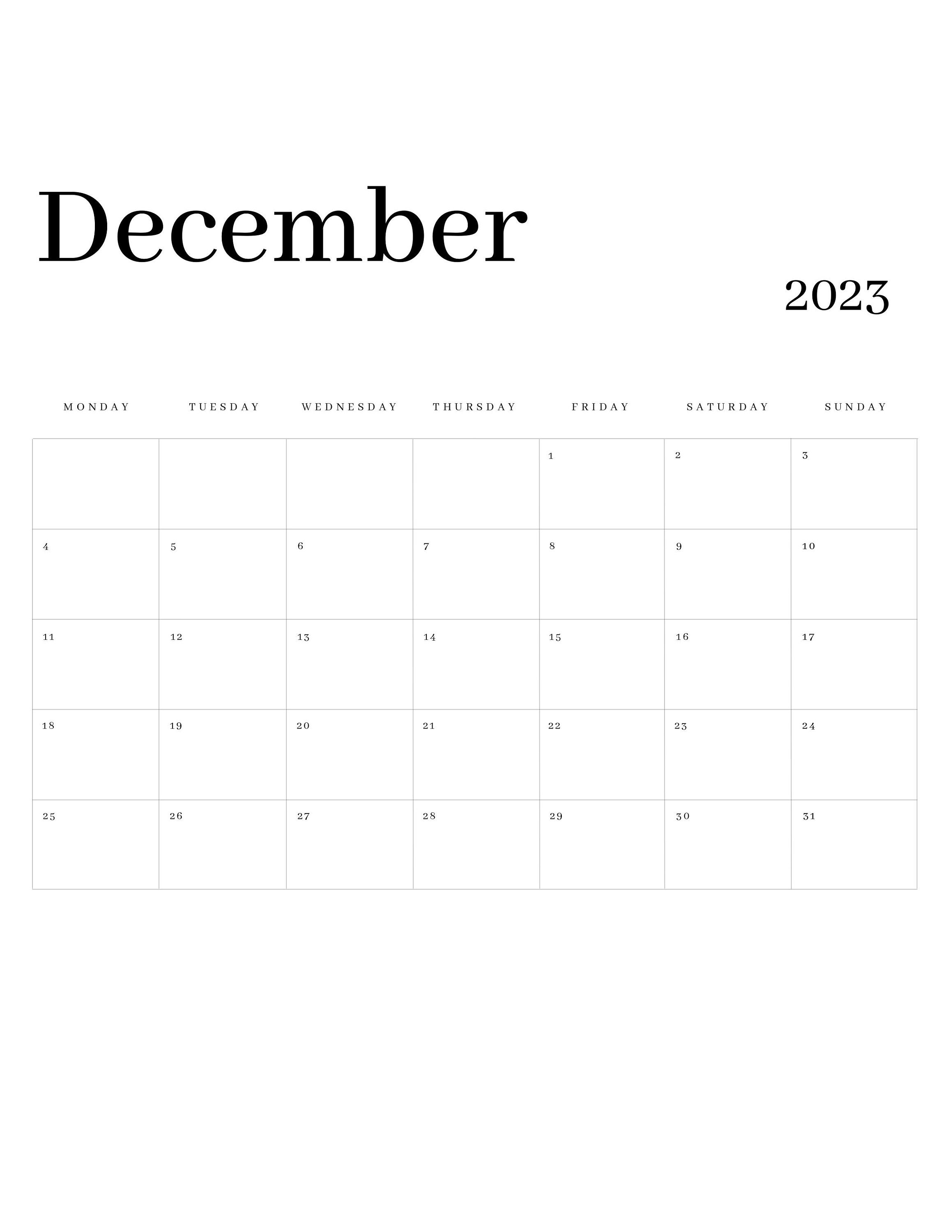 Simple 2023 Calendar, Editable Calendar, Printable Calendars, Cleaning ...
