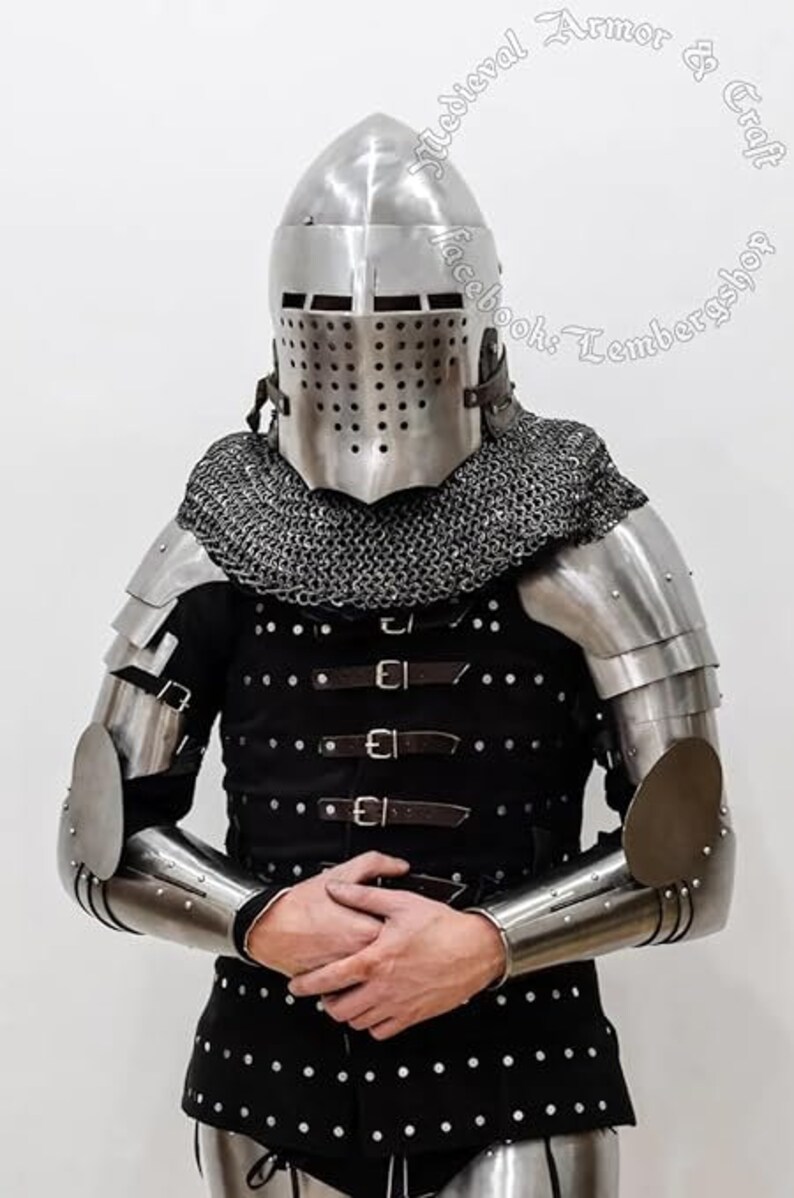 Medieval Armour Suit Full Body Crusader Larp Sca Replica 18 - Etsy