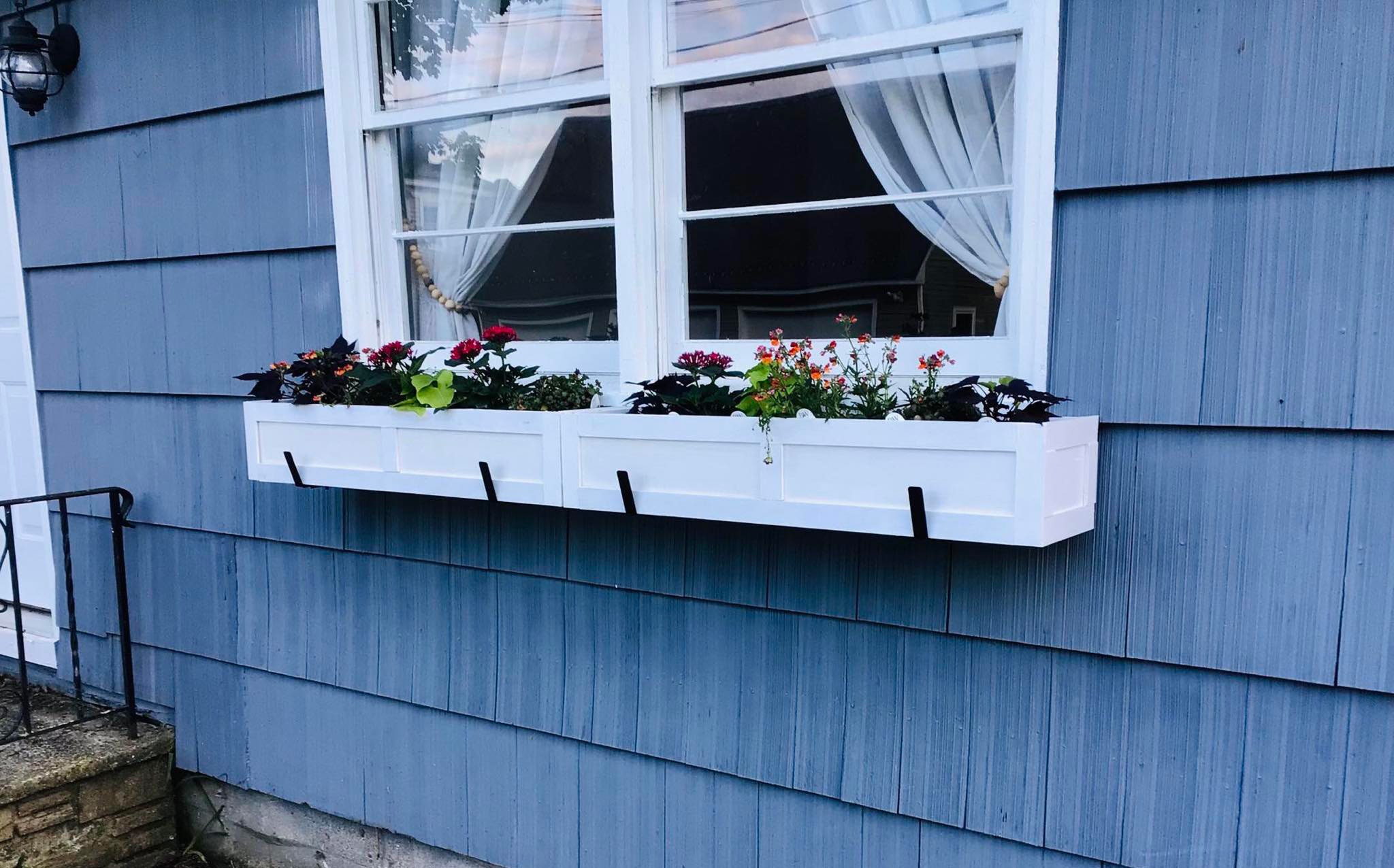 Shaker Style Window Box, Flower Planter, Indoor/outdoor, Wood/pine, Rot ...
