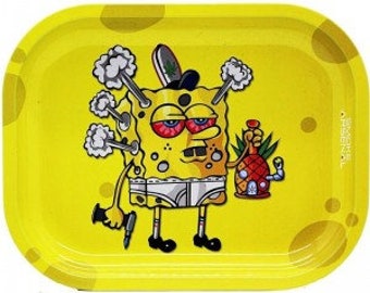 Spongebob Rolling Tray - Etsy UK