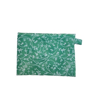 Fabric Pouch With Double Compartment and Snap Button Closure - Etsy