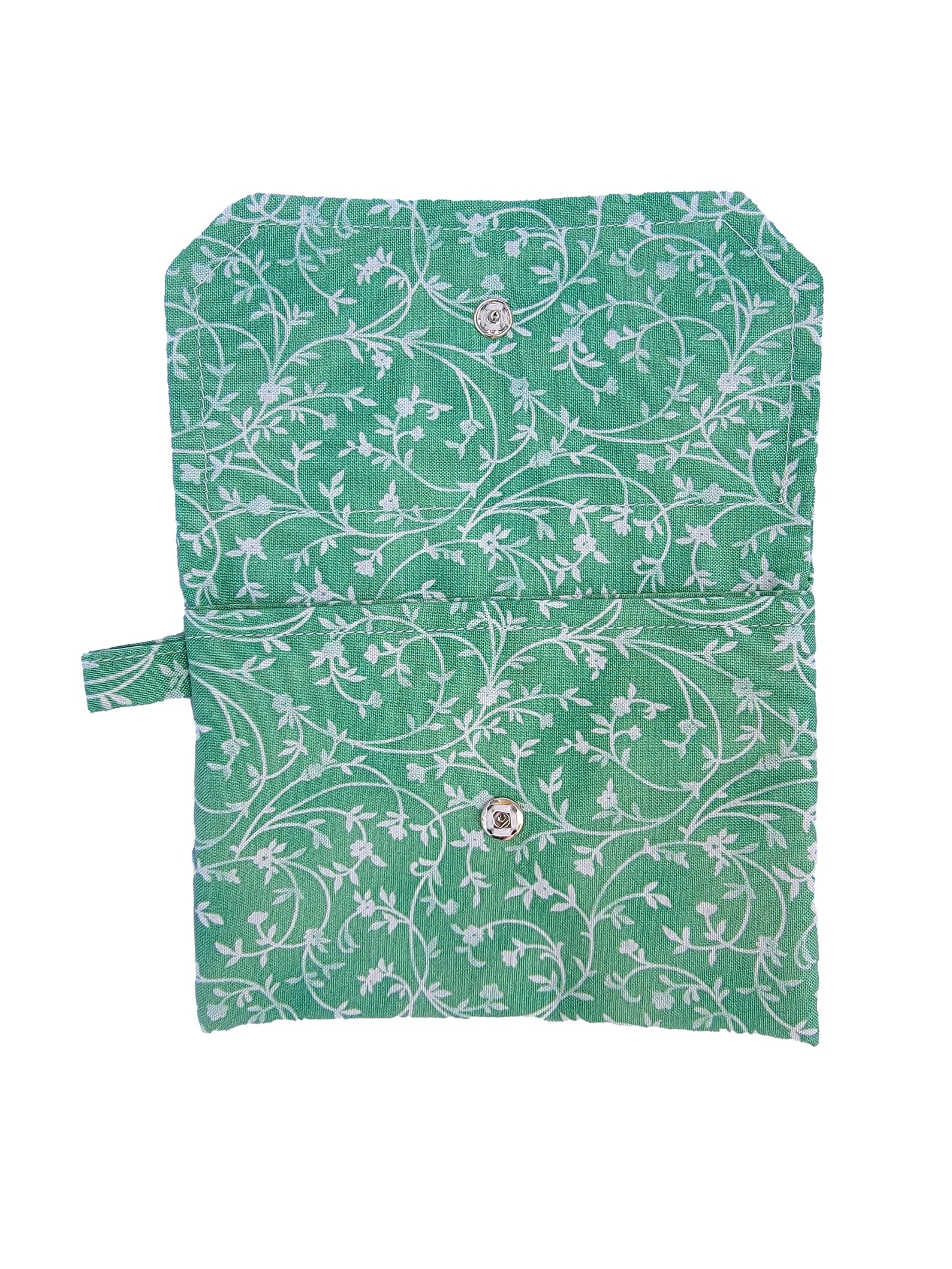 Fabric Pouch With Double Compartment and Snap Button Closure - Etsy