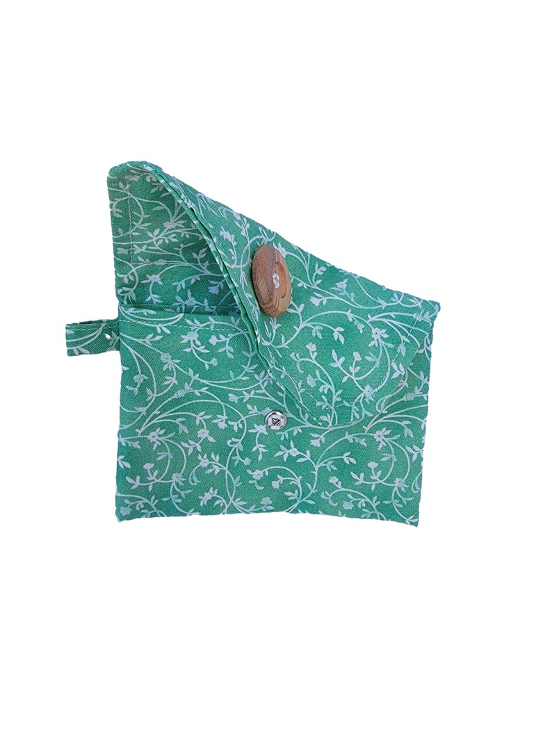 Fabric Pouch With Double Compartment and Snap Button Closure - Etsy