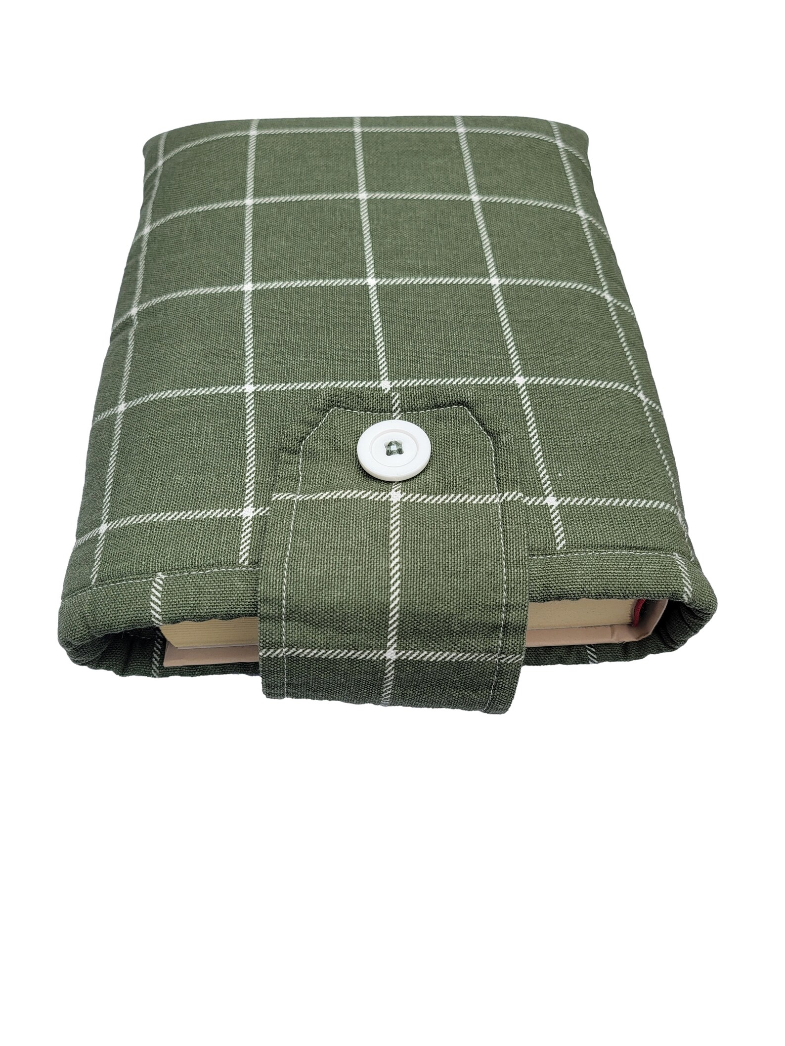 Green Snap Button Closure Book Sleeve Cushioned Foam Book Protector - Etsy