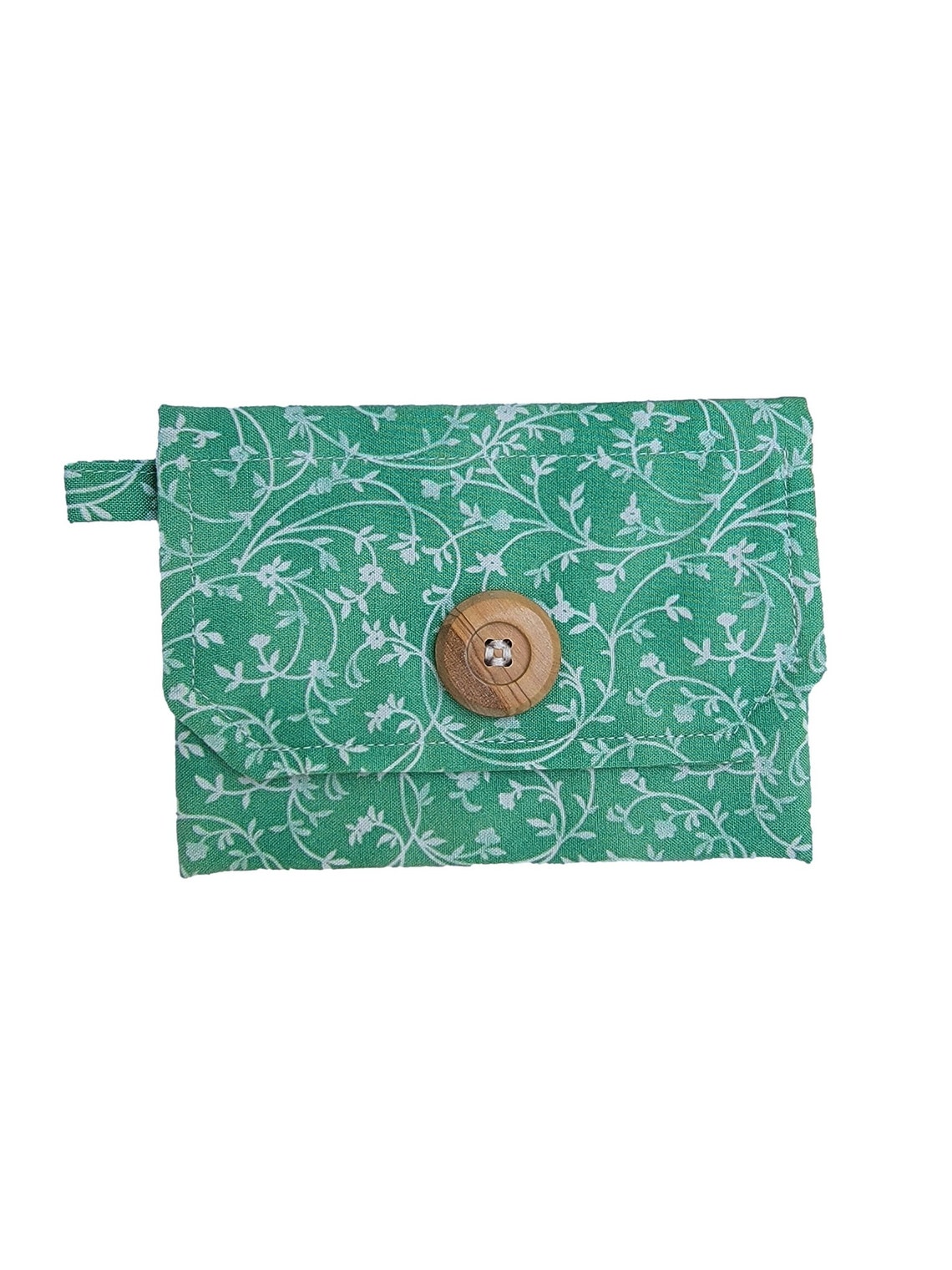 Fabric Pouch With Double Compartment and Snap Button Closure - Etsy