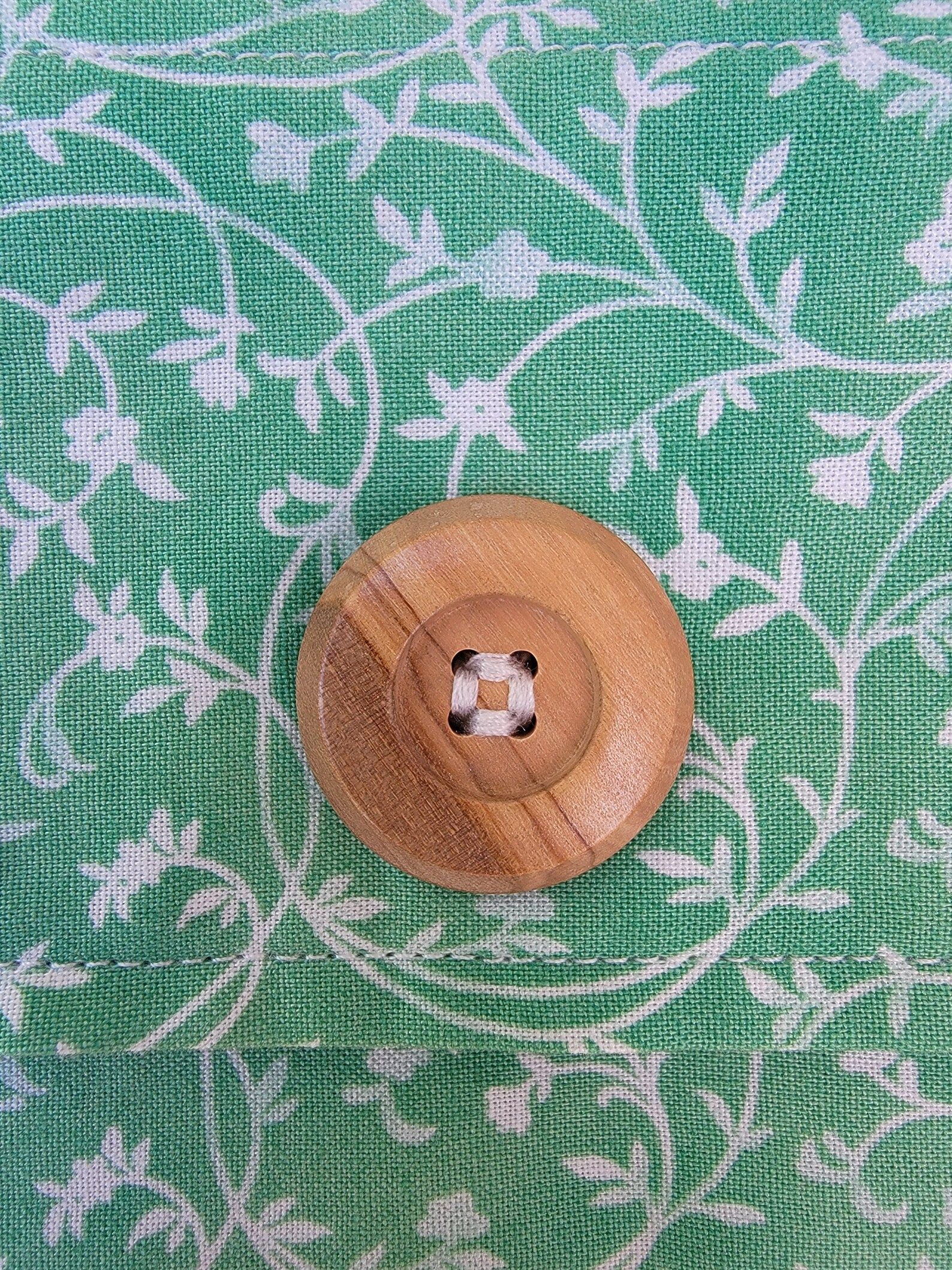 Fabric Pouch With Double Compartment and Snap Button Closure - Etsy