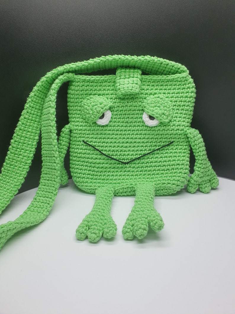 Crochet Pattern for Frog Shoulder Bag Pdf. - Etsy
