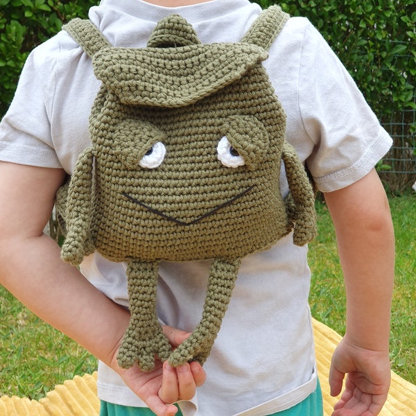 Frog Backpack - Etsy