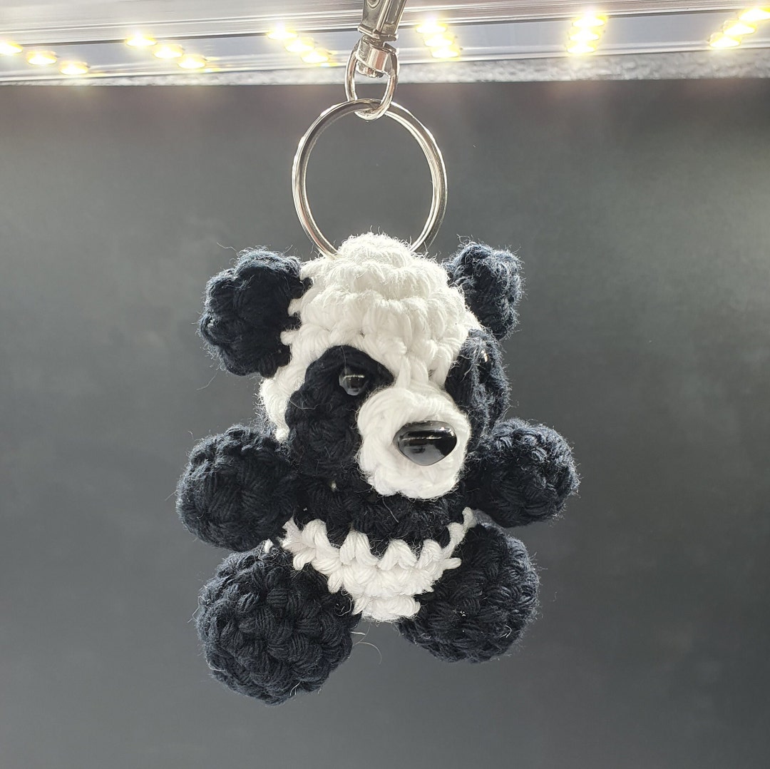 Panda Keyring Crochet Pattern Pdf - Etsy
