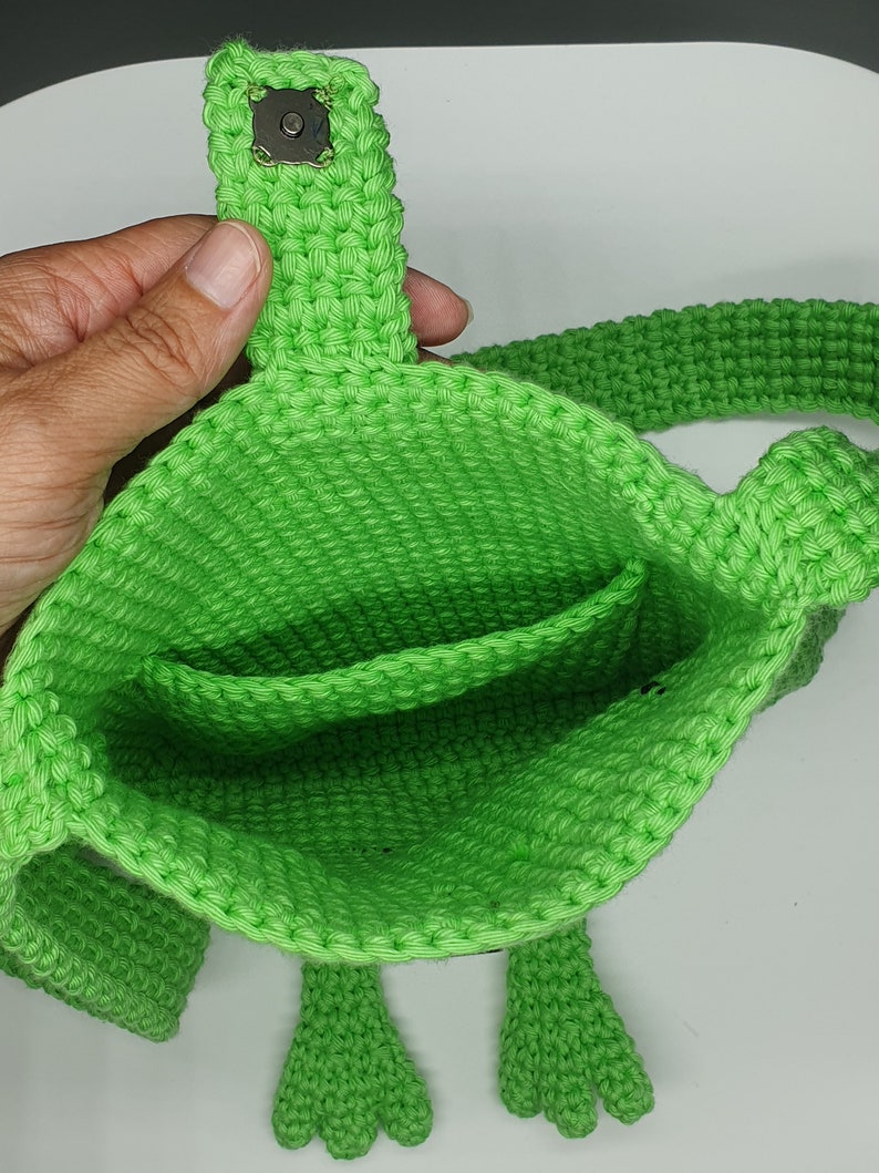 Crochet Pattern for Frog Shoulder Bag Pdf. - Etsy