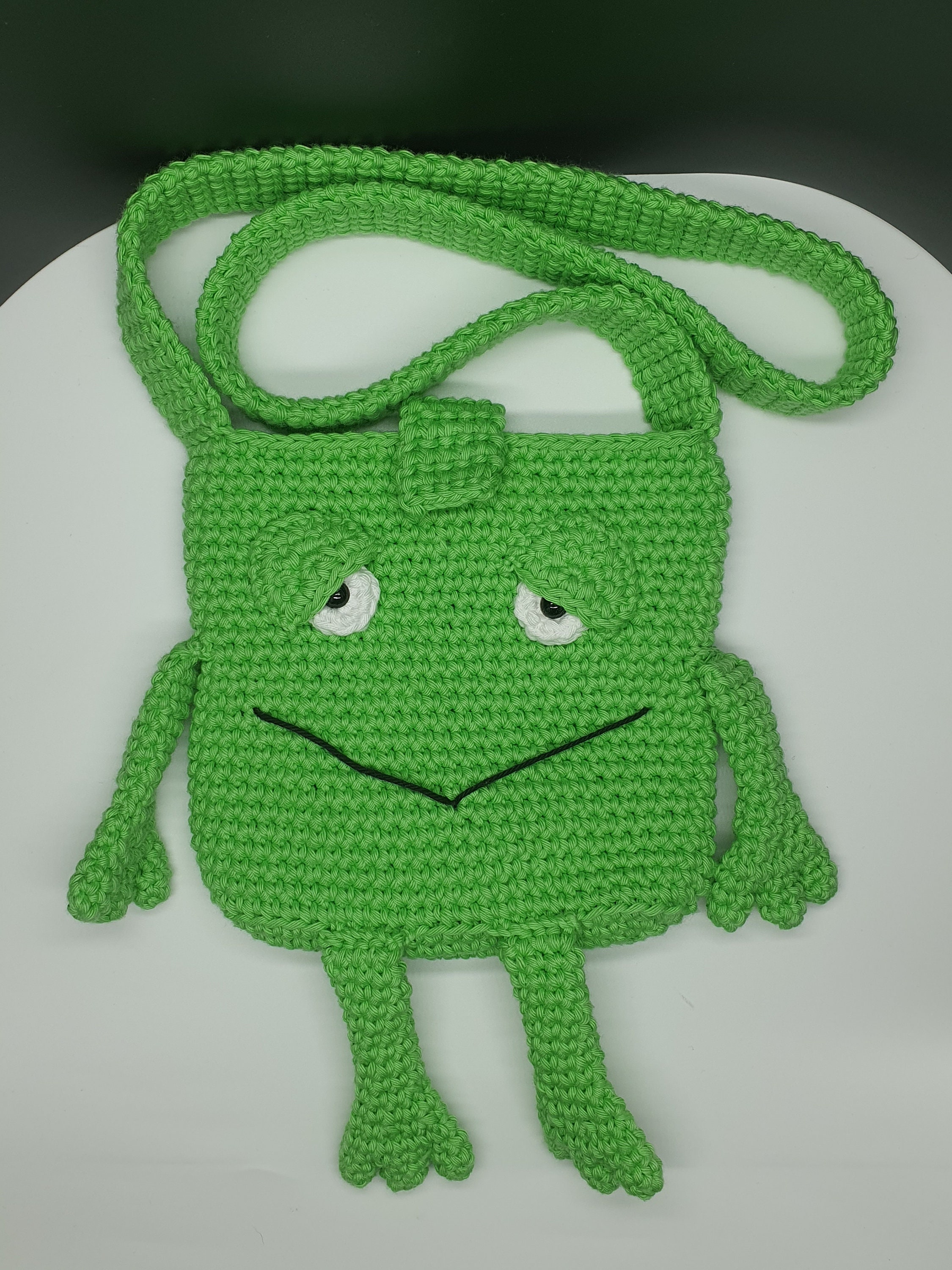 Crochet Pattern for Frog Shoulder Bag Pdf. - Etsy