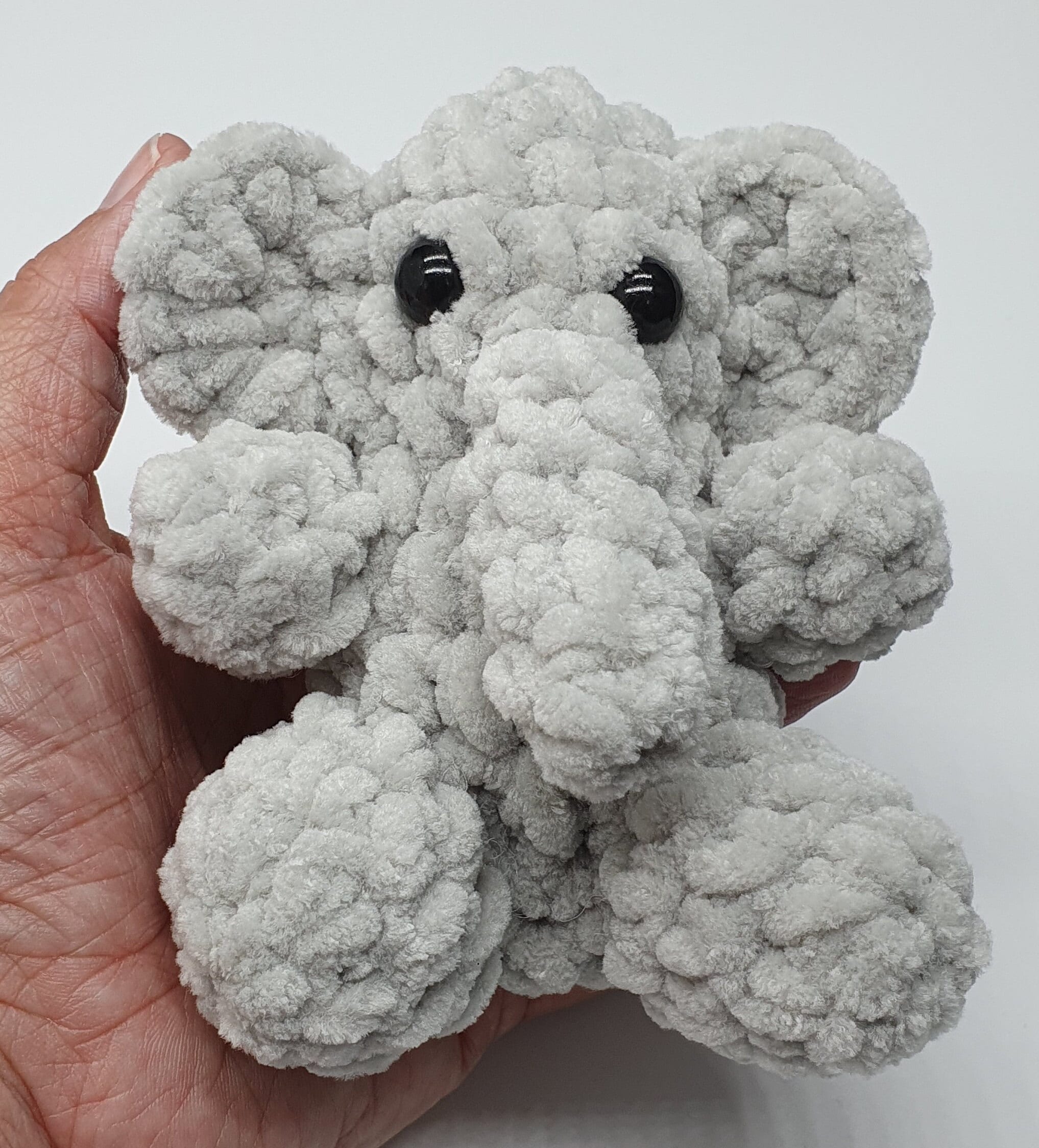 Chenille Elephant Crochet Pattern Pdf - Etsy