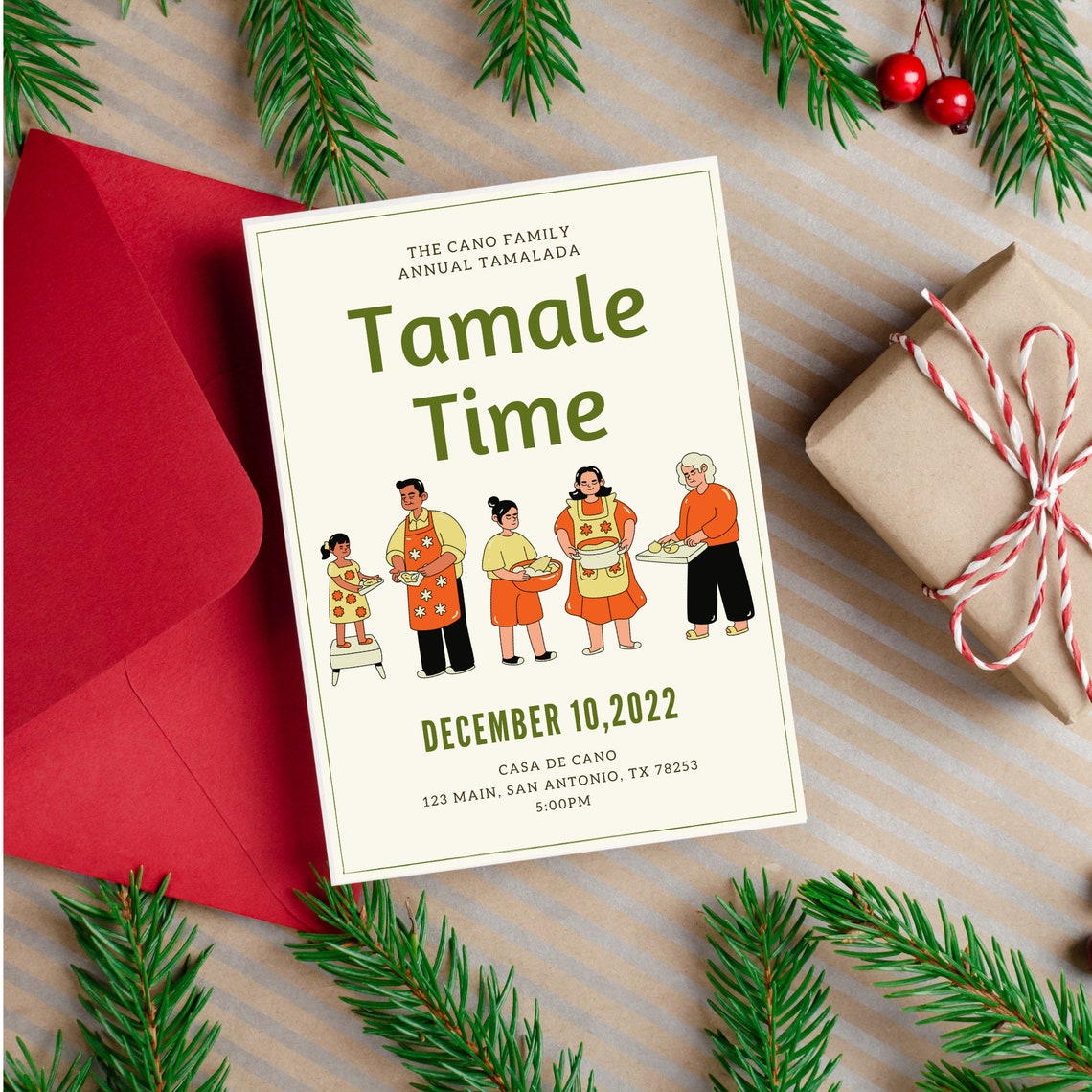 Tamale Time Holiday Party Tamalada Christmas Party - Etsy