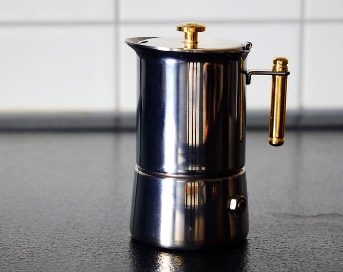 Miss Lavazza Series Oro by Balzona Inox 18/10 Vintage 1 Cup Mocca ...