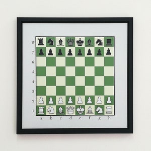 Magnetic Wall Hanging Chess Board - Etsy