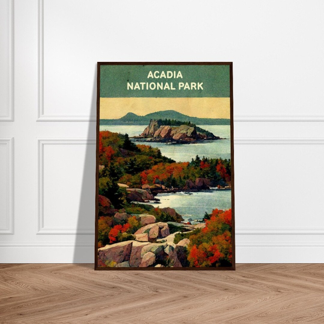 Acadia National Park Art Print Acadia National Park Leinwand - Etsy.de