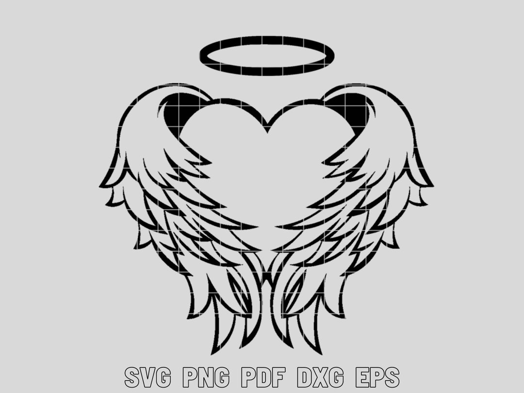 Angel Wings Svg Png Wings Svg Png Memorial Svg Png Angel - Etsy