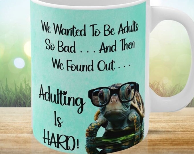 Adulting Mug, Adulting Gifts, Funny Adult Coffee Cup, Zero Stars One ...