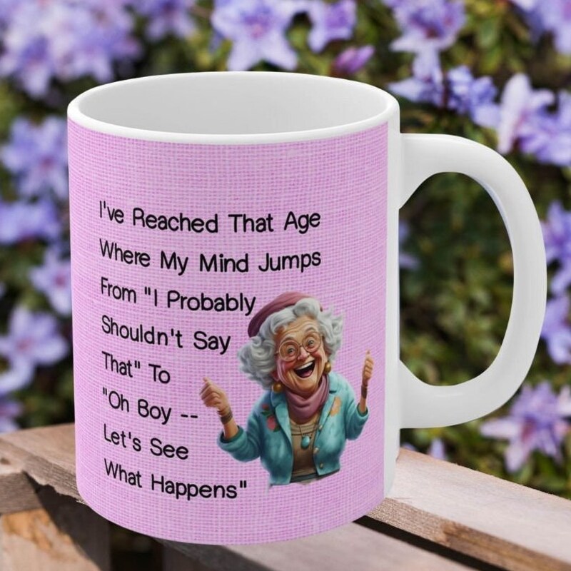 Funny Senior Mug - Etsy