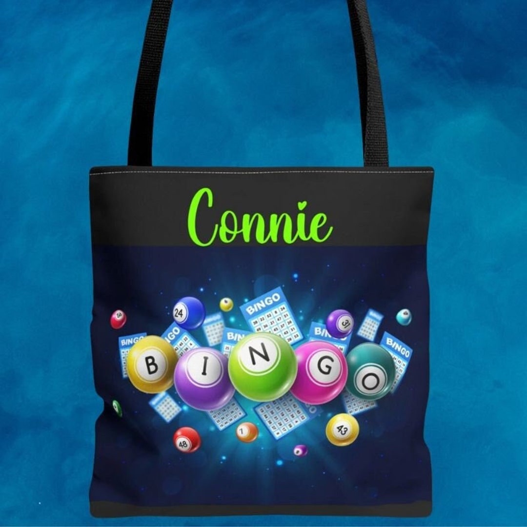 Personalized Bingo Totebag, Custom Bingo Tote, Custom Binbo Bag, 3 ...